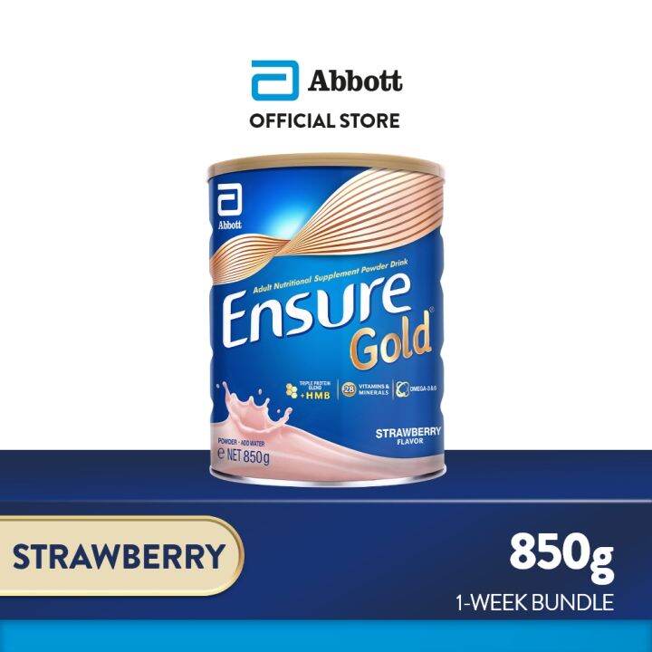 Ensure Gold HMB Strawberry 850G For Nutrition | Lazada PH
