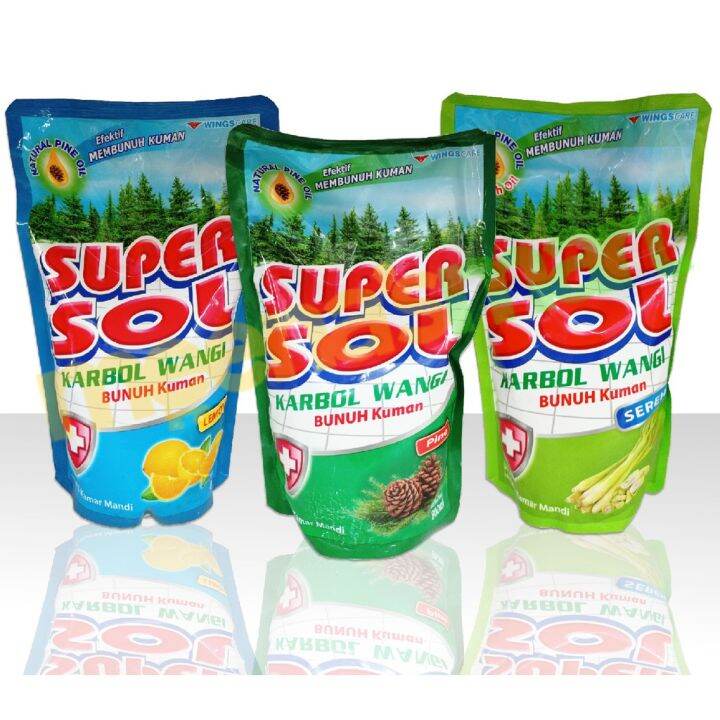Supersol Karbol Wangi Bunuh Kuman | Lazada Indonesia