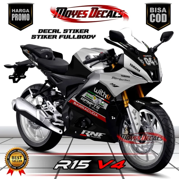 DECAL STIKER YAMAHA R15 V4 FULL BODY - DECAL YAMAHA R15 V4 MOTIF RNF ...
