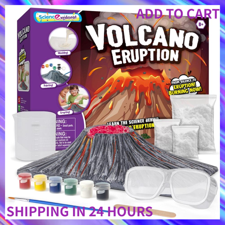 Volcano Science Kit DIY Geology Chemistry Toys Science Experiments ...