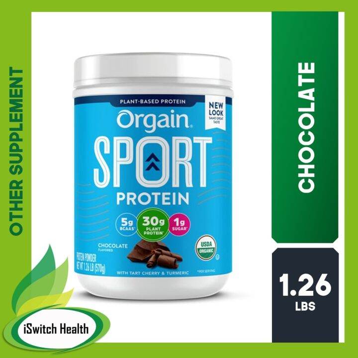 Orgain Organic Sport Protein Powder - Plant Based - 1.26lbs | Lazada PH