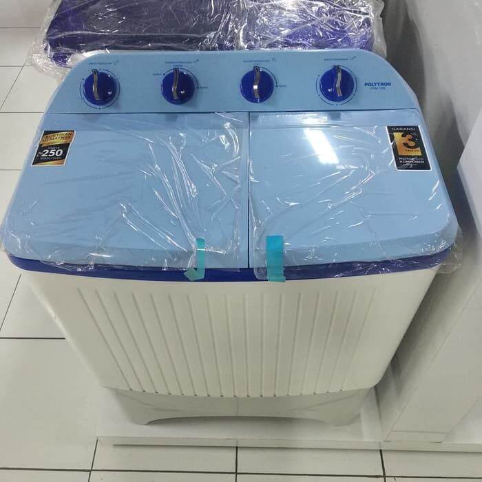 MESIN CUCI POLYTRON PWM 9076 9KG 2 TABUNG | Lazada Indonesia