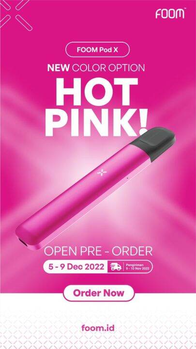Foom Pod X - Hot Pink | Lazada Indonesia