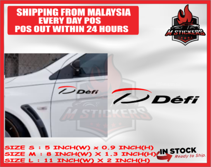 DEFI STICKER DEFI METER MYVI VIOS CITY CIVIC AXIA BEZZA WIRA WAJA ...