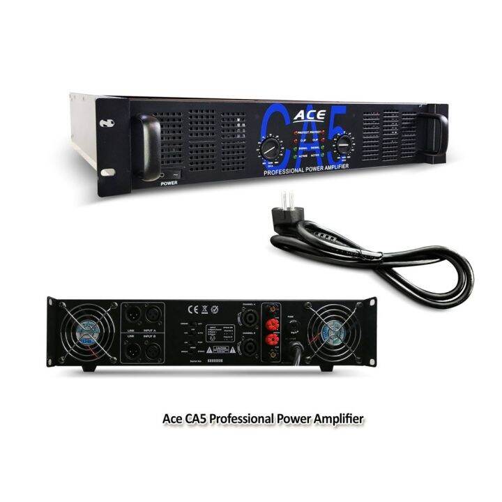 CA5 2400 Watts ACE Professional Powered Amplifier | Lazada PH