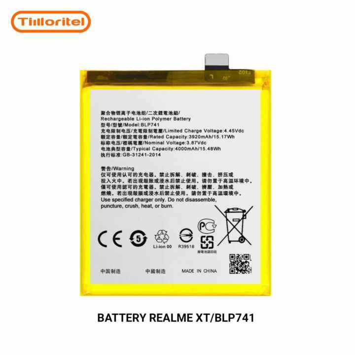 BATTERY REALME XT / BLP741 | Lazada Indonesia