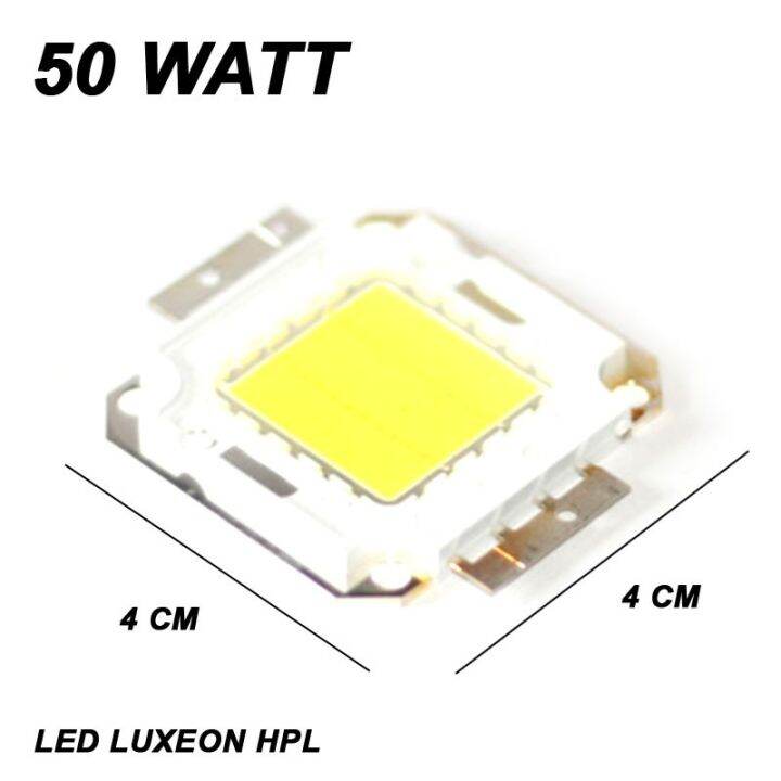 Spare Part Lampu LED Luxeon 50 Watt DC 12 Volt | Lazada Indonesia