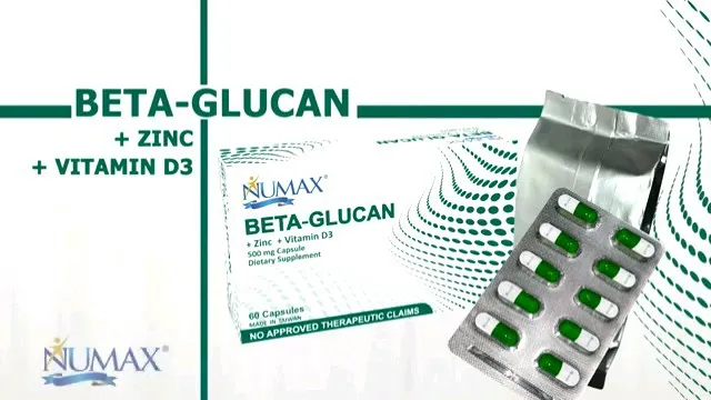 NUMAX BETA-GLUCAN + ZINC + VITAMIN D3 ( 60 CAPS PER BOX ) | Lazada PH