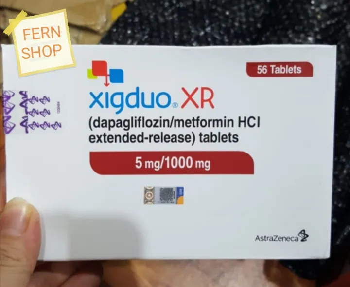 XIGDUO XR 5mg/1000mg Isi 56 Tablets Obat Diabetes | Lazada Indonesia