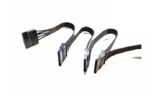 PSU Modular 6 pin to 4 way 15Pin SATA Cable | 6Pin Power Supply To 4way ...