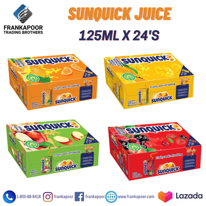 Sunquick Fruit Drink 1 Carton (24 x 125ml) | Lazada