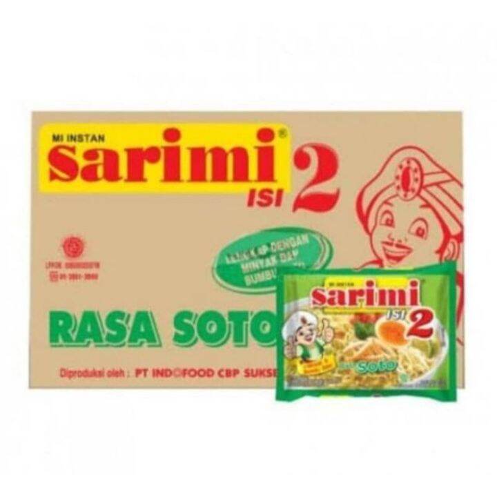 Sarimi Mie Instant Isi 2 Rasa Soto ( 1 Dus isi 24 Pcs) | Lazada Indonesia