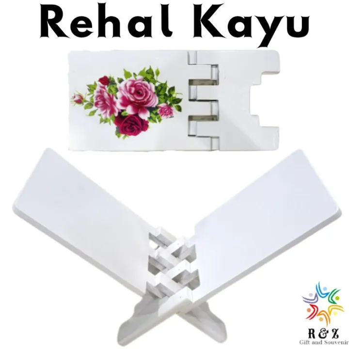 Rehal Meja Kayu Lipat Antique / Islamic Reading Wooden Rack / Rehal ...