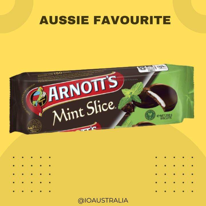 Arnott's Mint Slice 200g | Lazada