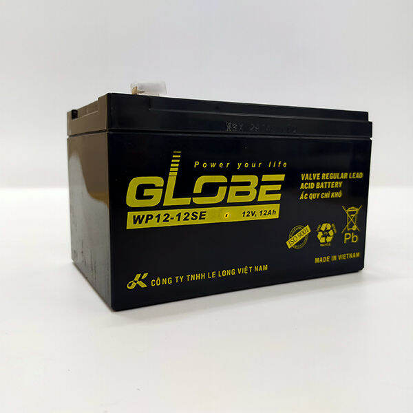 Ắc Quy Lưu Điện GLOBE WP12-12 (12V-12AH) | Lazada.vn
