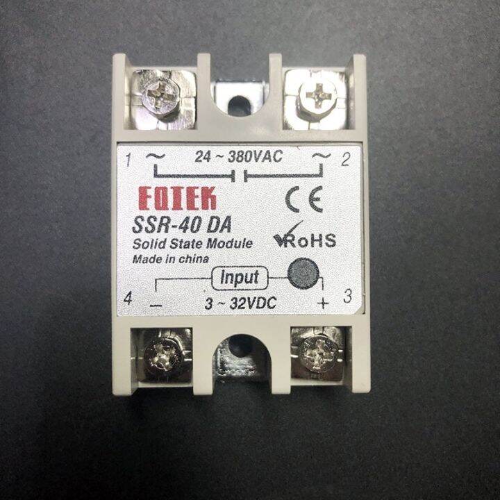 พร้อมส่ง ออกบิลได้ SSR-40DA FOTEK โซลิดสเตตรีเลย์ Solid State Relay 40DA DC TO AC | Lazada.co.th