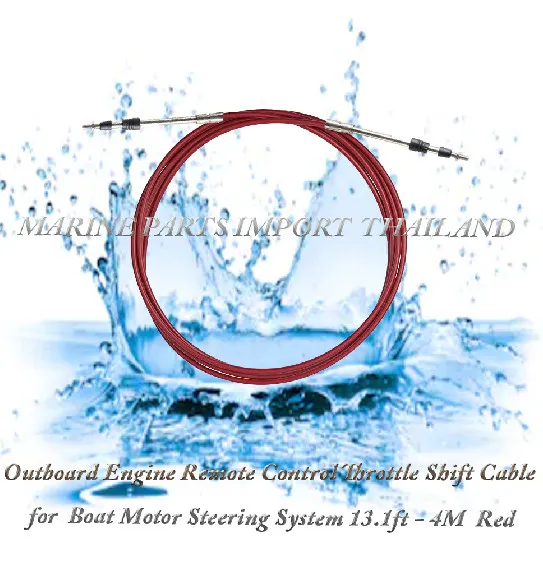 Outboard Engine Remote Control Throttle Shift Cable 13.1ft for Boat ...