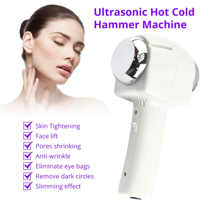 Hot Cold Hammer Ice Fire Face Massager Skin Lifting Beauty Instrument ...