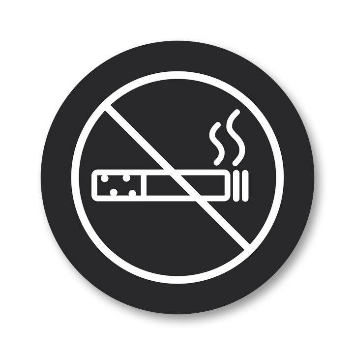 papan tanda dilarang merokok - sign no smoking - wall sign | Lazada ...