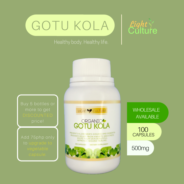 Gotu Kola Capsule (100caps/500mg) Herbal Supplement | Lazada PH