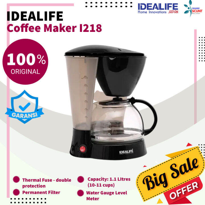 Coffee Maker I218 Alat Buat Kopi I-218 Mesin Buat Kopi Cafe Kopi Filter ...