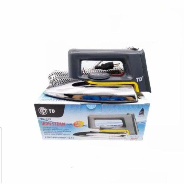 Setrika TD 333 Dry Iron TD 333 Gosokan Baju Produk Nasional | Lazada ...