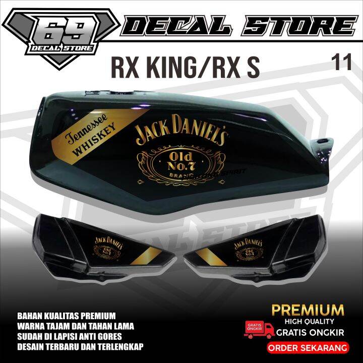 Stiker Sriping RX KING Terbaru Lengkap Transparan | Hologram | Vinyl ...