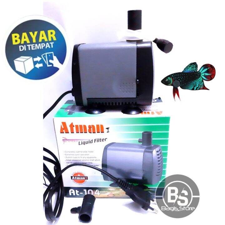 Atman At-104 Pompa Celup Aquarium Kolam Submersible Water Pump | Lazada ...