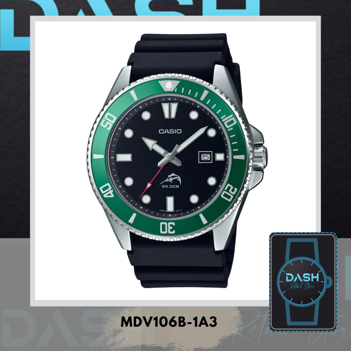 100% ORIGINAL Casio Duro diver's watch MDV-106B-1A3 / MDV106B-1A3 ...