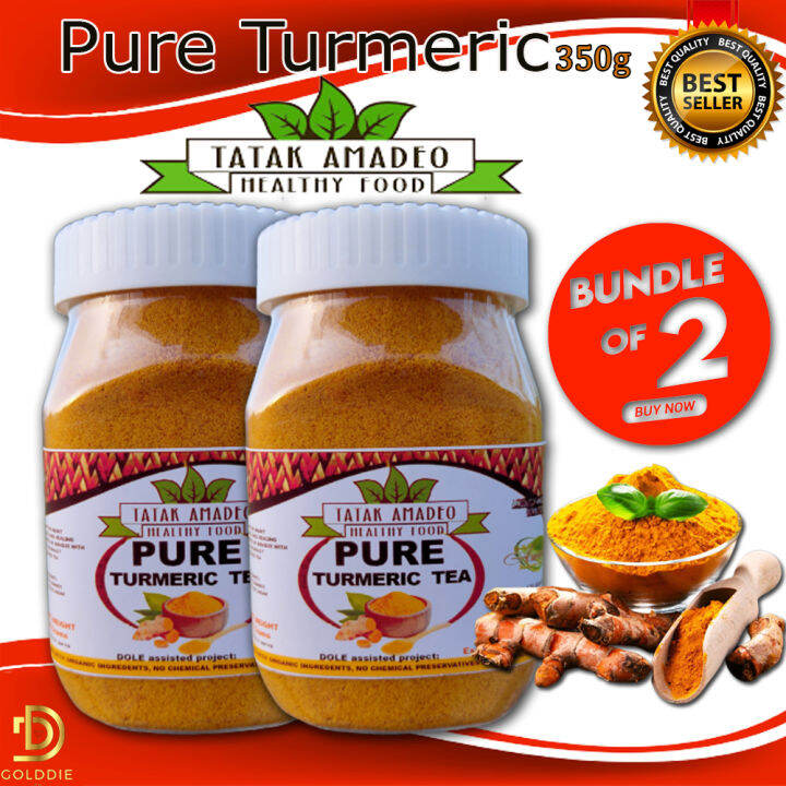 Amadeo Pure Turmeric Tea 350g (Bottle) Tatak Amadeo, Luya, Herbal Tea ...