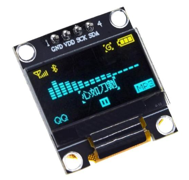 OLED Display I2C Module 128X64 0.96 inch จอแสดงผล OLED 128x64 แบบ I2C ...