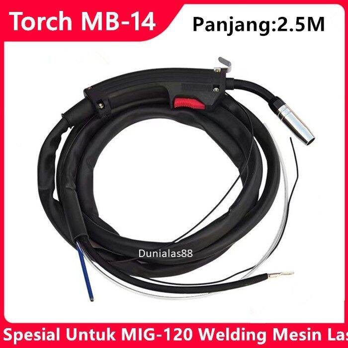 Stang Las Torch MIG MB-14 MB14 14AK 2.5M Binzel Utk MIG130G Caldwell | Lazada Indonesia