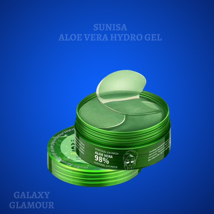 SUNISA ALOE VERA WITH COLLAGEN HYDRO GEL EYE PATCH Remover Eyebag ...