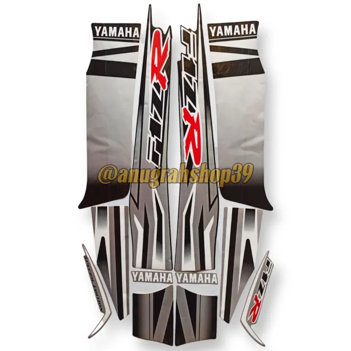 STRIPING FIZR FIZ R F1ZR SPECIAL EDITION 2003 SILVER HITAM, LIS MOTOR ...