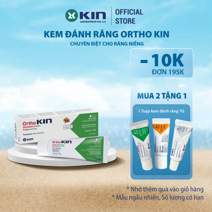 Kem Đánh Răng Ortho Kin Cho Răng Niềng, Chỉnh Nha 75ml | Lazada.vn
