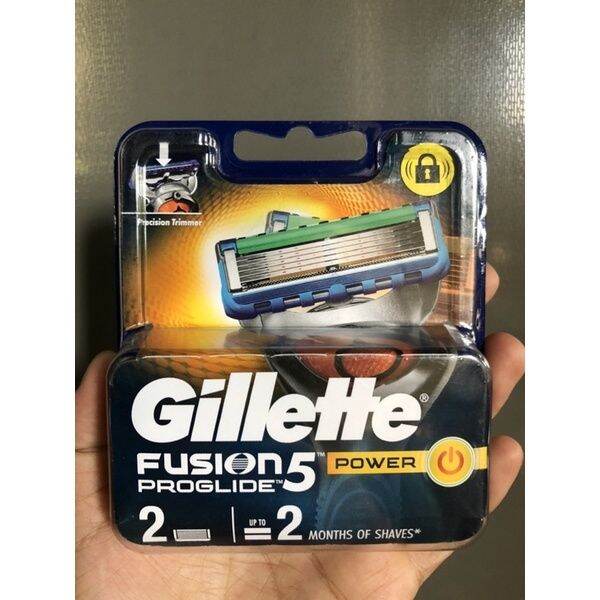【COD】 GILLETTE FUSION 5 PROGLIDE POWER REFILL 2S | Lazada PH
