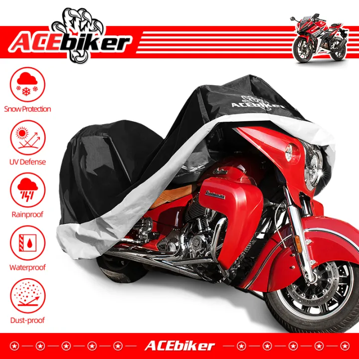 ACEbiker All Season Waterproof UV Defense Motorcycle Cover With Lock ...