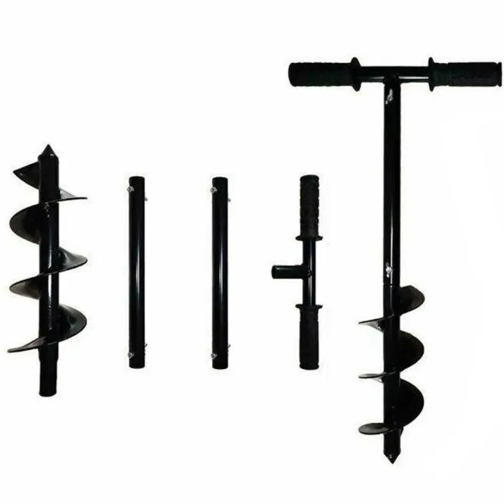 Soil Hole Auger Digger Borer Hand Manual Drill Fence Manual Fence Post ...