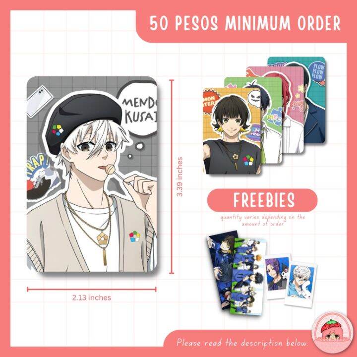 【COD】 BLUE LOCK (SHOWTIME VERSION) ANIME PC PHOTOCARD UNOFFICIAL ...