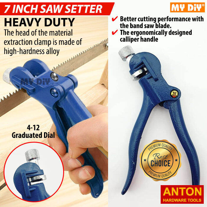 MYDIYHOMEDEPOT - HEAVY DUTY ANTON SAW SETTER 7" / SAW SET PLIER ...