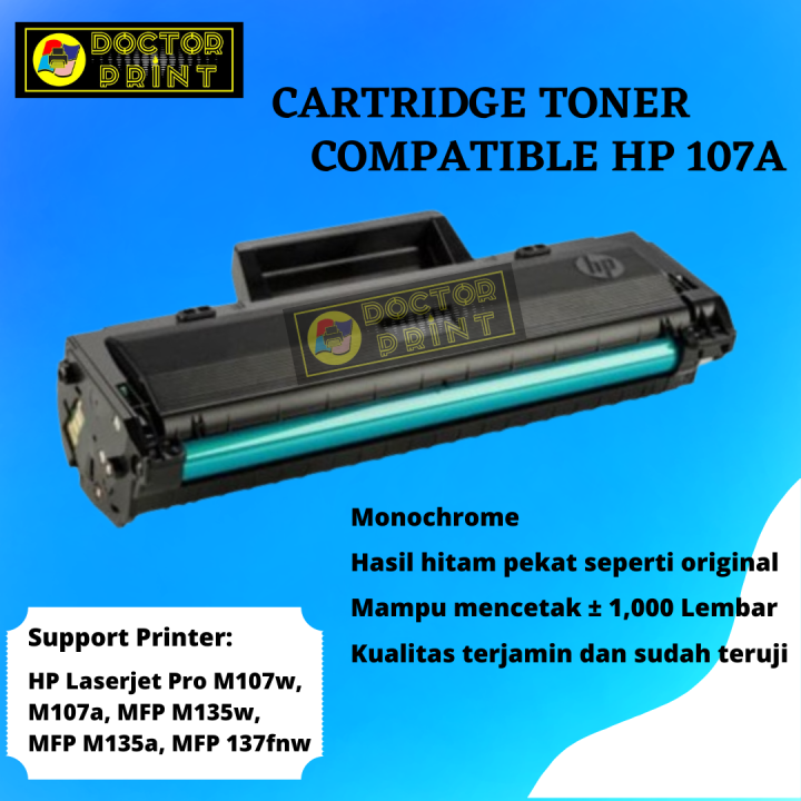 Cartridge Toner Compatible Hp 107A W1107A Refill Printer Laserjet Pro ...