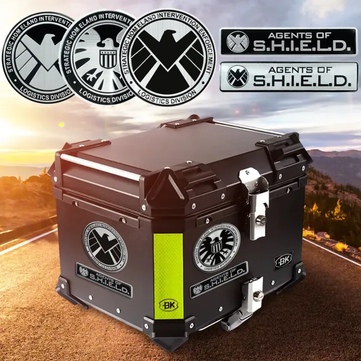 SHIELD 3D Aluminum Stickers Are Suitable For Body Modification Metal ...
