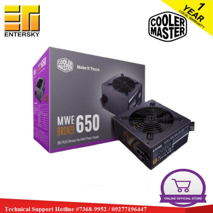 Cooler Master MWE 650 BRONZE - V2 650W 80+ Bronze Power Supply | Lazada PH