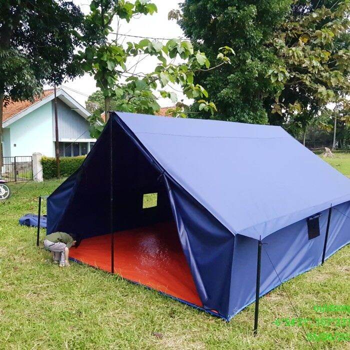 Tenda pramuka 3x4 bahan cordura - Hitam | Lazada Indonesia