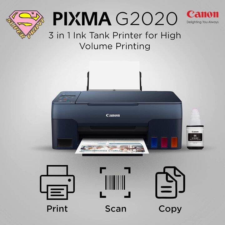 Canon G2020 (Print/Scan/Copy) พร้อมหมึกแท้ GI-71 จำนวน 4 สี | Lazada.co.th