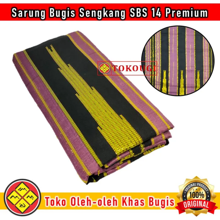 Kain Sarung Tenun Sutera Bugis Sengkang Asli Pakai Tenun Tangan Type ...