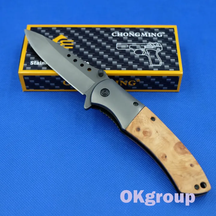 Folding knife /// CHONGMING Knife รุ่นใหม่ เพิ่มเปิดตัว เรียบง่ายแต่มี ...