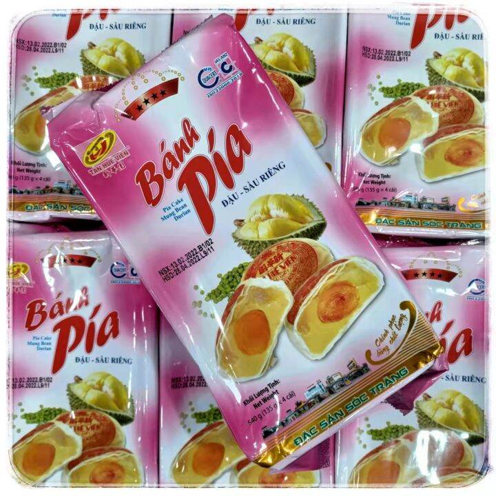 Banh Pia Dau Sau Rieng - Durian Cake 540g | Lazada