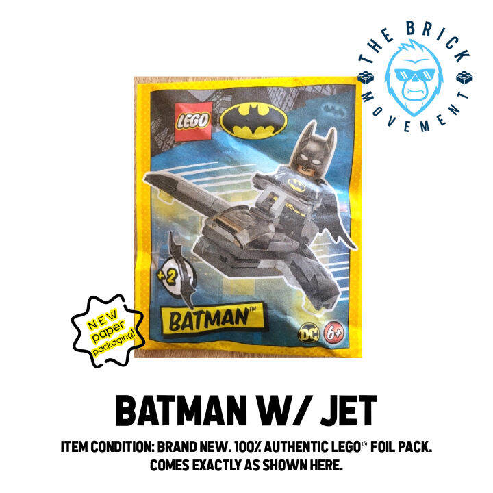 LEGO® DC Batman w/ Jet Foil Pack | Lazada PH