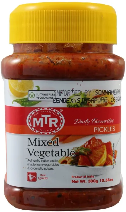 MTR MIX VEGETABLE PICKLE 300gm | Lazada